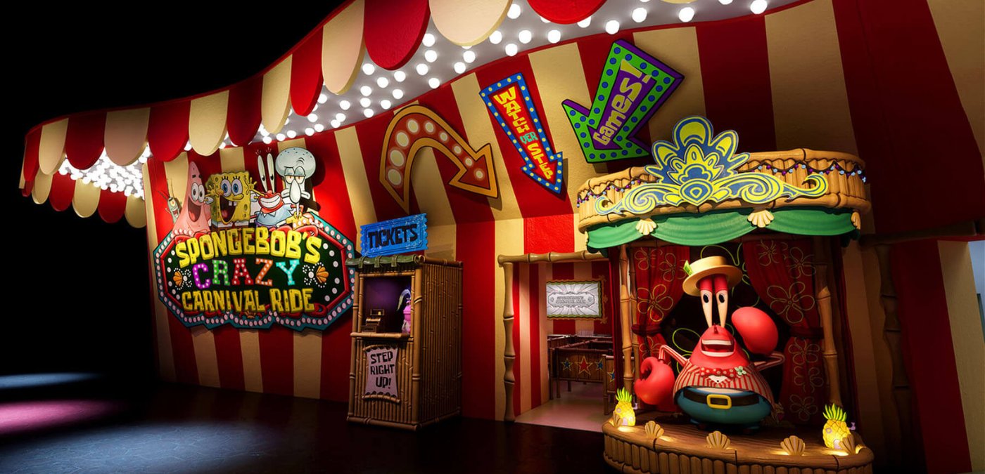 Circus Circus Las Vegas Unveils New SpongeBob SquarePants Dark Ride